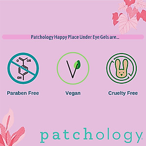 Patchology Happy Place Under Eye Patches - Overnight Anti-Aging Eye Masks for Dark Circles, Puffy & Eye Bags, & Wrinkles - Brightening & Depuffing Skin Care Eye Pads for a Youthful Glow (5 Pairs)