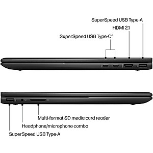 HP 2022 Envy x360 15.6" FHD IPS Touchscreen Premium 2-in-1 Laptop, Gen 4 AMD 6-Cores Ryzen 5 5625U Upto 4.3GHz, 8GB RAM, 256GB PCIe SSD, Backlit Keyboard, Windows 11 Home + HDMI Cable