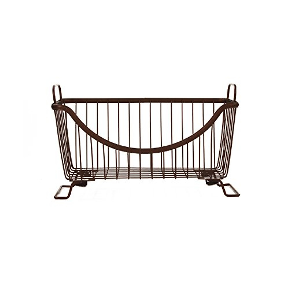 Spectrum Diversified Ashley Stackable Storage Basket, Large, Bronze (20324)