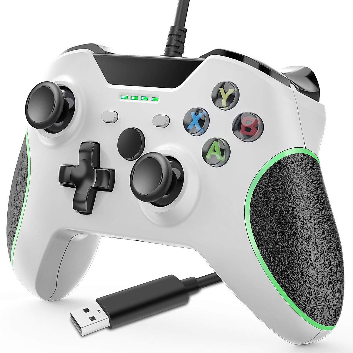 Nolansend Wired Game Controller,High Performance USB Gamepad Remote Joystick Controller with Dual Vibration,Wired Gmme Controller for PC(Win7/8/10)