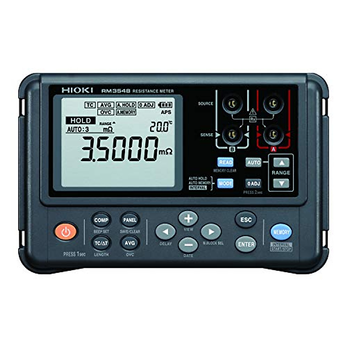 Hioki RM3548 Multimeter, High-Precision Portable Resistance Milli-Ohmmeter