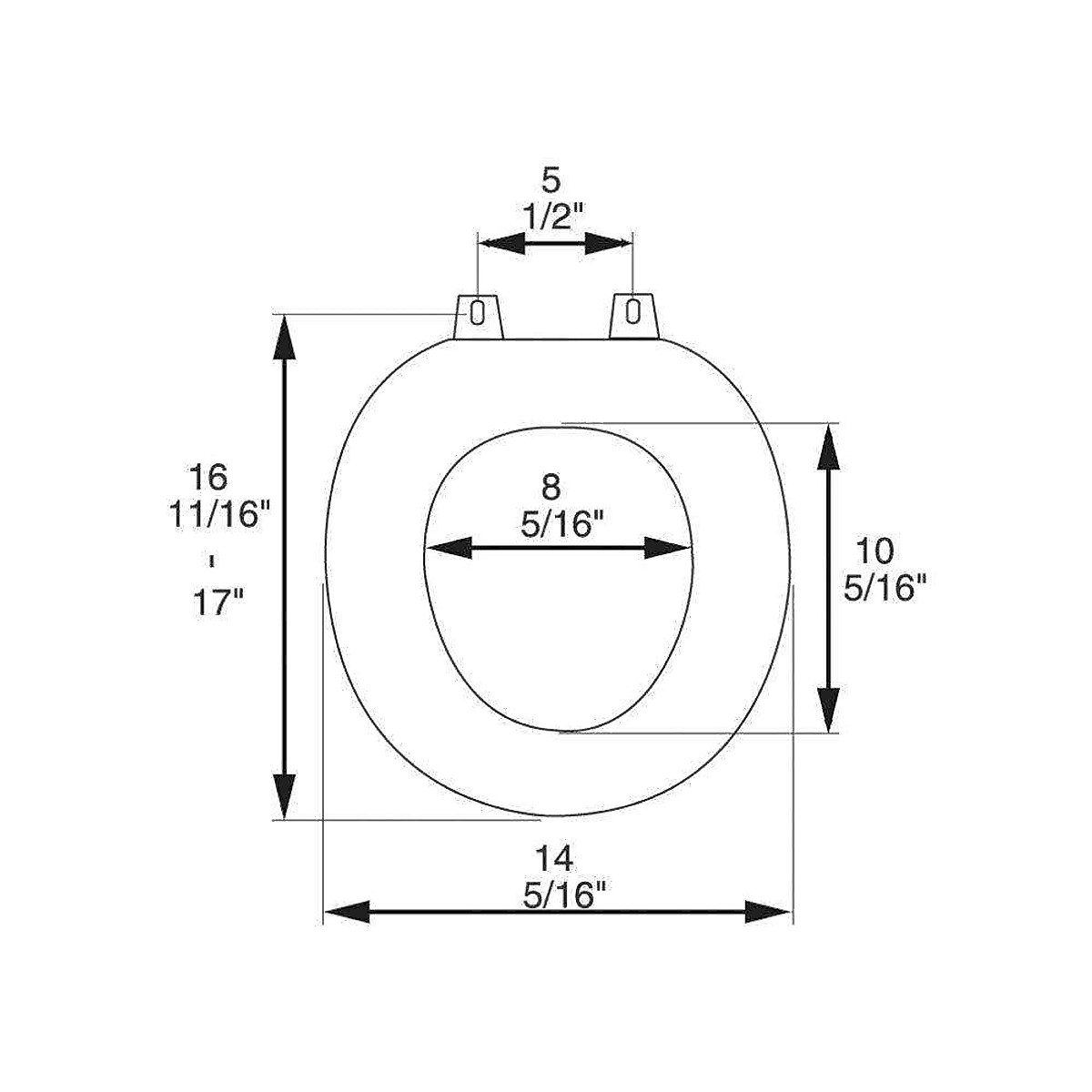 UYSB Gold Round Wood Toilet Seat, Adjustable Hinges Toilet Seats Bathroom accessories Toilet seat Toilet seat cover Home improvement Toilet seat risers Sitz bath for toilet seat Toilet seats