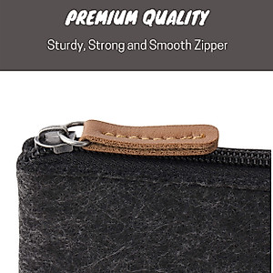 Mr. Pen- Pencil Case, Pencil Pouch, 3 Pc, Black Felt, Small Pencil Case, Pencil pouch Small, Pen Case, Pen Bag, Office Supplies, Canvas Pencil Case, Pencil Bags, Pen Pouch, Pencil Pouches with Zipper