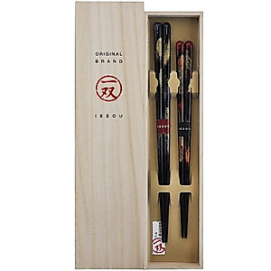 Ishida Chopsticks - Large: 9.1 inches (23 cm), Small: 8.1 inches (20.5 cm)