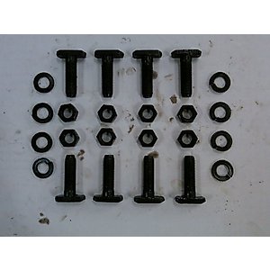 T-Bolts w/Nuts & Washers for Ford 8" and 9" - 3/8" - Set of 8