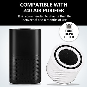 RGBflt 2 Pack 14 True HEPA Filter Replacement Compatible with Puro 240 Air Purifier, 3-in-1 True HP-14 and Activated Carbon Filter