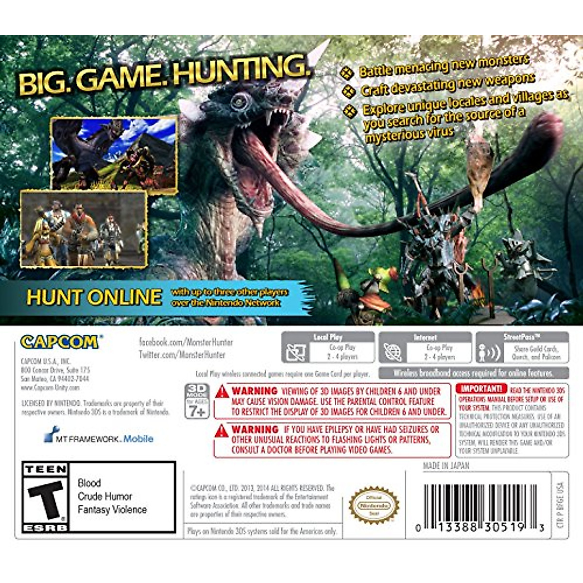 Monster Hunter 4 Ultimate Standard Edition - Nintendo 3DS