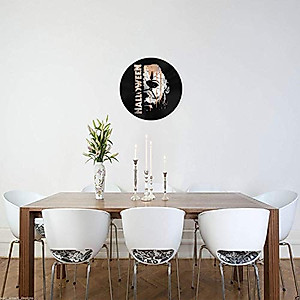 Michael Myers Halloween 9.8 Inch Modern Wall Clock Silent Non Ticking Decorative Wall Easy Read Clock Home/Office/Classroom Clock