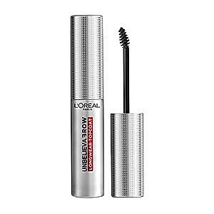 L'Oreal Paris Unbelieva-Brow Longwear Eyebrow Topcoat, Waterproof, Smudge-resistant, Transfer- Proof, Quick Drying, Easy and quick application with precise brush, Universal Transparent, 0.15 fl. oz.