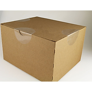 ChromaLabel 3 Inch Clear Round Wafer Seals, 250 Labels per Roll