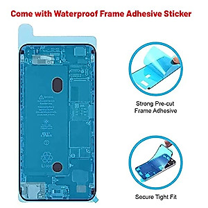 Tpyag for iPhone 14 Pro Max Screen Replacement, Glass Replacement for iPhone 14 Pro Max 6.7 inch, Screen Repair Kit with Waterproof Adhesive(NO OLED & Touch Digitizer)