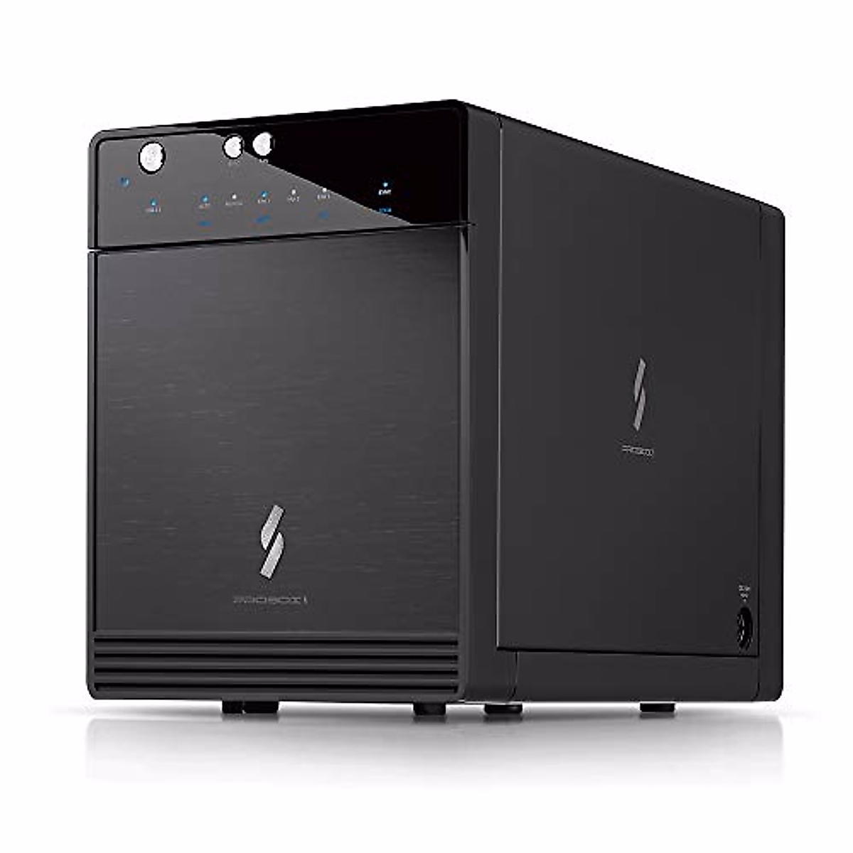 Mediasonic USB 3.2 4 Bay 3.5” SATA Hard Drive Enclosure DAS – USB 3.2 Gen 2 10Gbps Type C | USB-C (HF7-SU31C) Support 24TB HDD