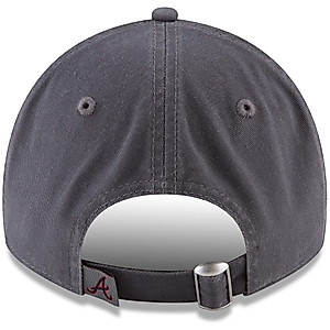 New Era Men Replica Core Classic Twill 9TWENTY Adjustable Hat Cap (Atlanta Braves (Graphite))