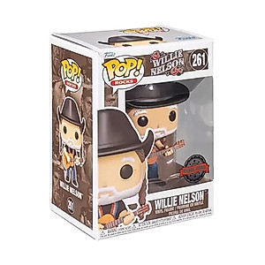 Funko Pop! Rocks: Willie Nelson with Cowboy Hat Vinyl Figure Walmart Exclusive