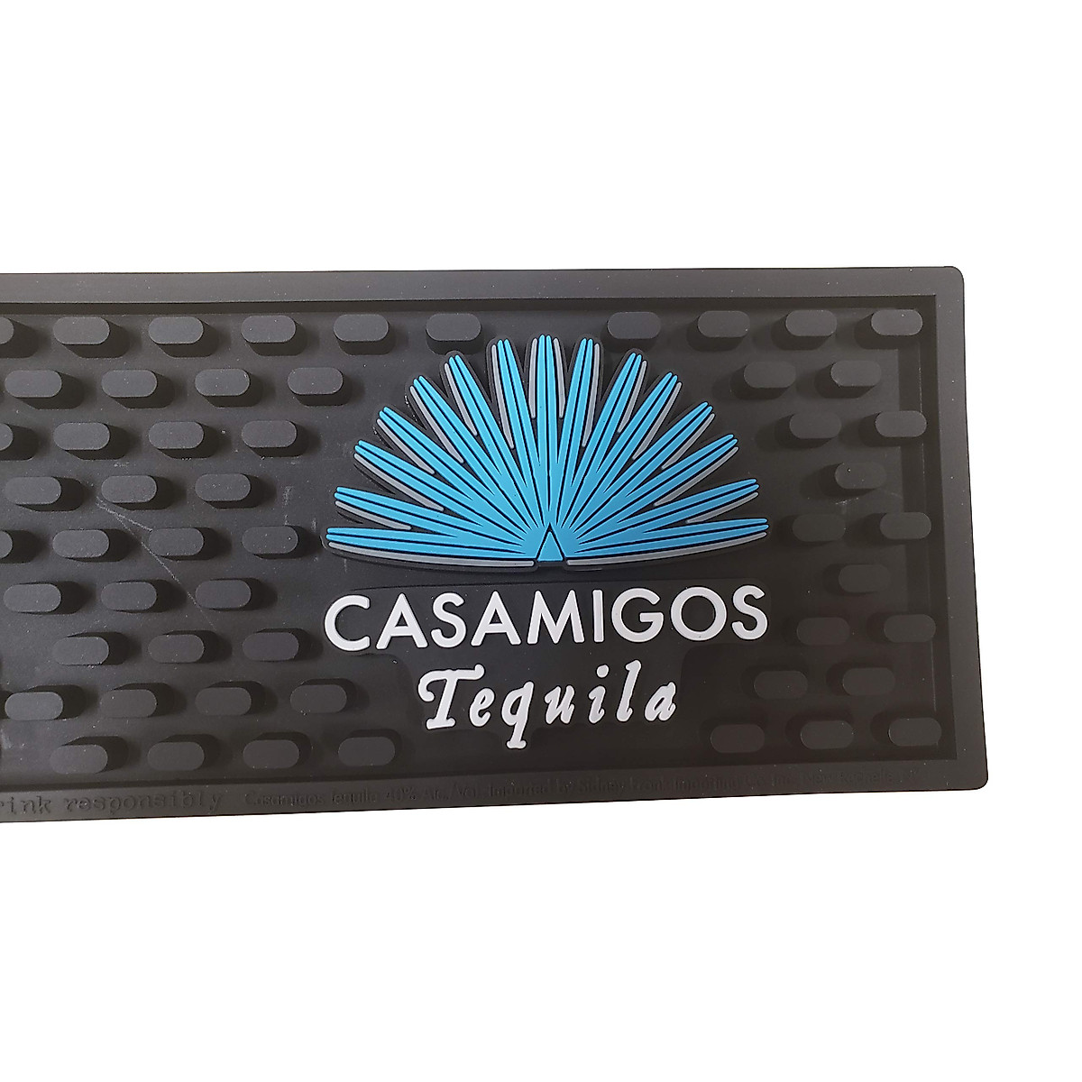 JUSTPET Casamigos Tequila Bar Mat Spill Mat Rail Drip Mat - 23.25" x 3.5"