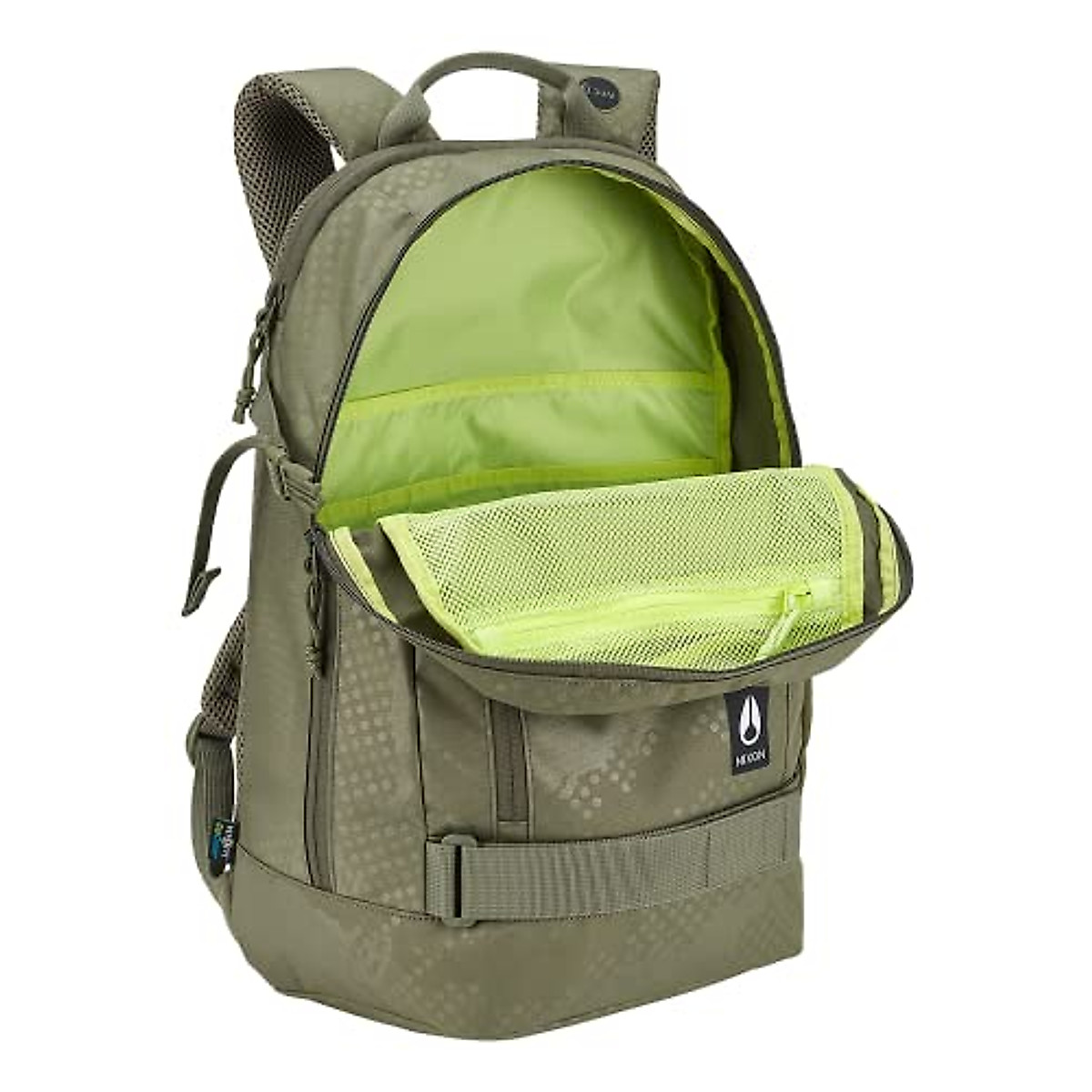 NIXON Gamma Backpack - Olive Dot Camo - Made with REPREVE® Our Ocean™ and REPREVE® recycled plastics.