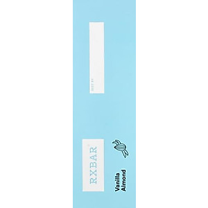 RXBAR Protein Bars, Protein Snack, Snack Bars, Vanilla Almond, 22oz Box (12 Bars)