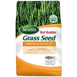 Scotts Turf Builder Grass Seed for Bermudagrass is Built to Stand up to Scorching Heat and Drought, 10 lbs.