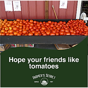 Farmer's Secret Tomato Booster Fertilizer (32oz) - Super Concentrated - 3:8:7 Ratio Fortified with Humic Acid, Iron and Calcium - Grow More Tomatoes