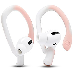 WC HookZ + WC TipZ - Over Ear Hooks and Memory Foam Tips Combo for Airpods Pro by Wicked Cushions | Pink