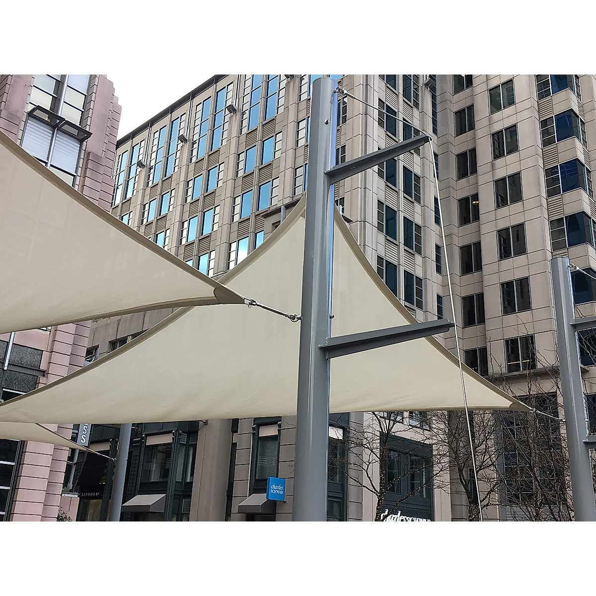 Premier Stainless Solutions 1/2” x 4” Long Stainless Steel Shoulder Threaded Eyebolts, T316 Marine Grade – Lot of 5