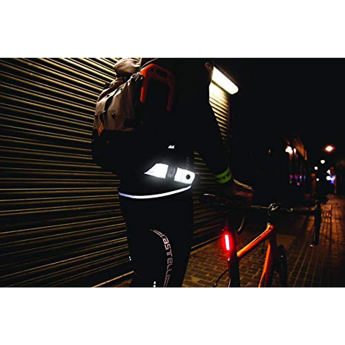 Hiplok Lite Unisex Adult Wearable Chain Bicycle Lock, Multicolour (High Visibility), 6 mm x 75 cm