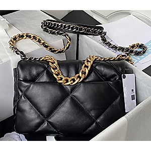 MIDUNU Crossbody Bags for Women Handbags Leather Shoulder Bag Ladies Purse Evening Wallets Luxury Quilted Satchels (White soft leather)