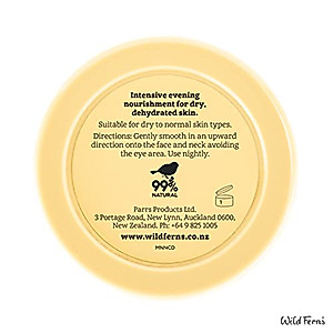 Wild Ferns Manuka Honey Ultra Enriching Night Crème - Dry to Normal, 99% Natural, 100 milliliters