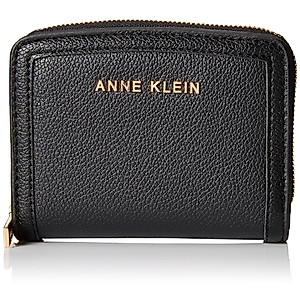 Anne Klein AK Small Curved Wallet, Black