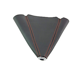 PVC Shift Boot for Manual Automatic Car/Auto Gear Shift Knob Cover MT/at Universal Type (Red)