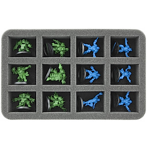 Feldherr Mini Plus Case Compatible with 44 Blood Bowl Miniatures - 2016 Edition