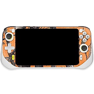 MightySkins Glossy Glitter Skin Compatible with Logitech G Cloud Gaming Handheld - Orange Camo | Protective, Durable High-Gloss Glitter Finish | Easy to Apply | Made in The USA