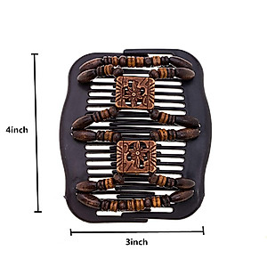 LOVEF Hair Clip, Thick Hair Bun Maker - Best Hair Accessories for Women - Easy Updo - Doesn't Slide Out of Your Hair - Holds Long, Short - Waterproof 5 Pcs