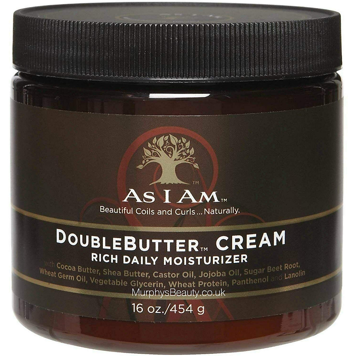 As I Am Double Butter Cream, 16 oz (Pack of 2)