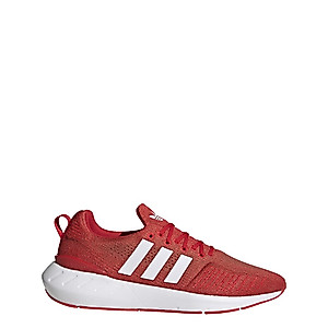 adidas Men's Swift Run 22 Sneaker, Vivid Red/White/Altered Amber, 10