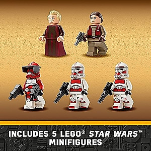 LEGO Star Wars: The Clone Wars Coruscant Guard Gunship 75354 Buildable Star Wars Toy for 9 Year Olds, Gift Idea for Fans Including Chancellor Palpatine, Padme and 3 Clone Trooper Minifigures