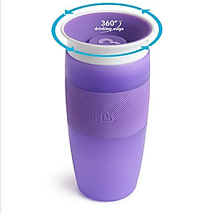 Munchkin 14 oz Miracle 360° Sippy Cup (Pink/Purple)