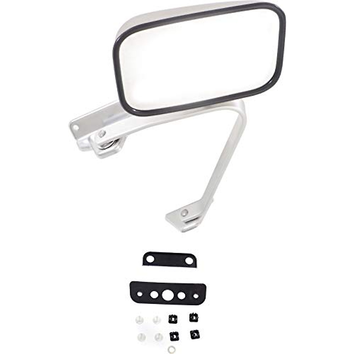 Kool Vue Left & Right Door Mirrors Compatible With Ford F-150 1987-1991 Polished Pair