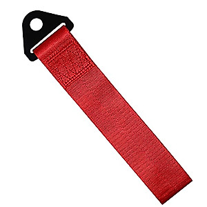 2 Pack Car Racing Tow Straps, MELIFE Tow Straps Universal Cars Set Belt Nylon Tow Straps Traction Rope Trailer Hooks for Rear or Front Bumper Decorative Trailer Belts - Remove b4 Flight