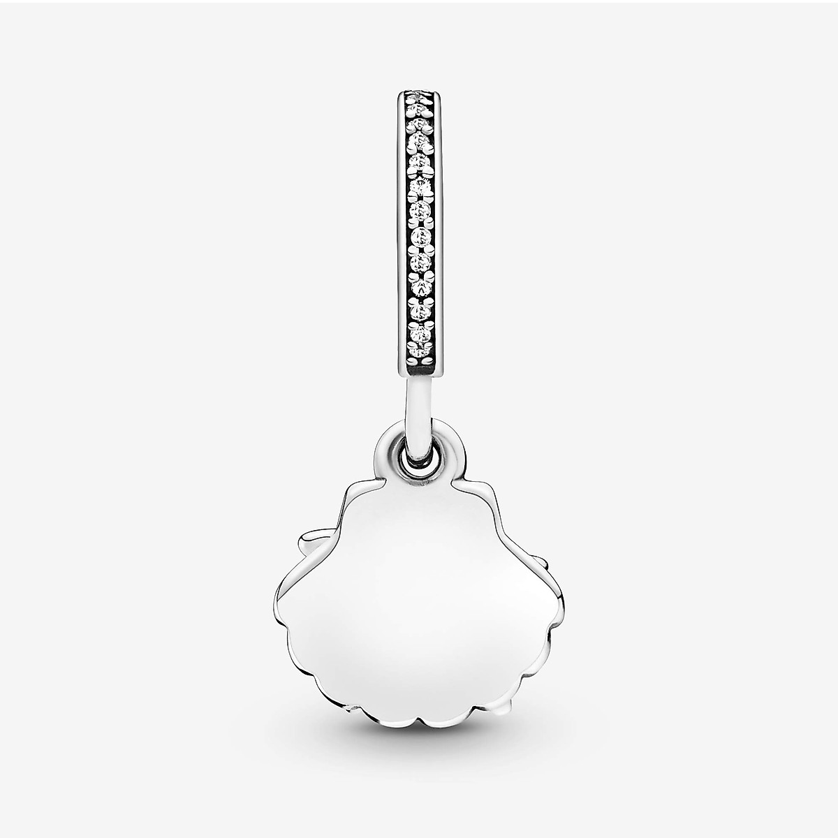 Pandora Jewelry Starfish and Sea Shell Dangle Cubic Zirconia Charm in Sterling Silver, No Box