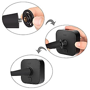 ALERTCAM 2Pack Flexible Twist Mount for Blink XT, Blink XT2, Blink Mini, Blink Outdoor (3rd Gen) XT3 Wireless Home Security Camera System - Black