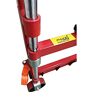 Pake Handling Tools - Premium Hydraulic Furniture Mover Equipment Mover Crate Mover (Set of 2)- Heavy Duty Moving Dolly- 4400 lbs Capacity, 24" L x 16.5" W x 37.75" H, Max. Lift Height 8"