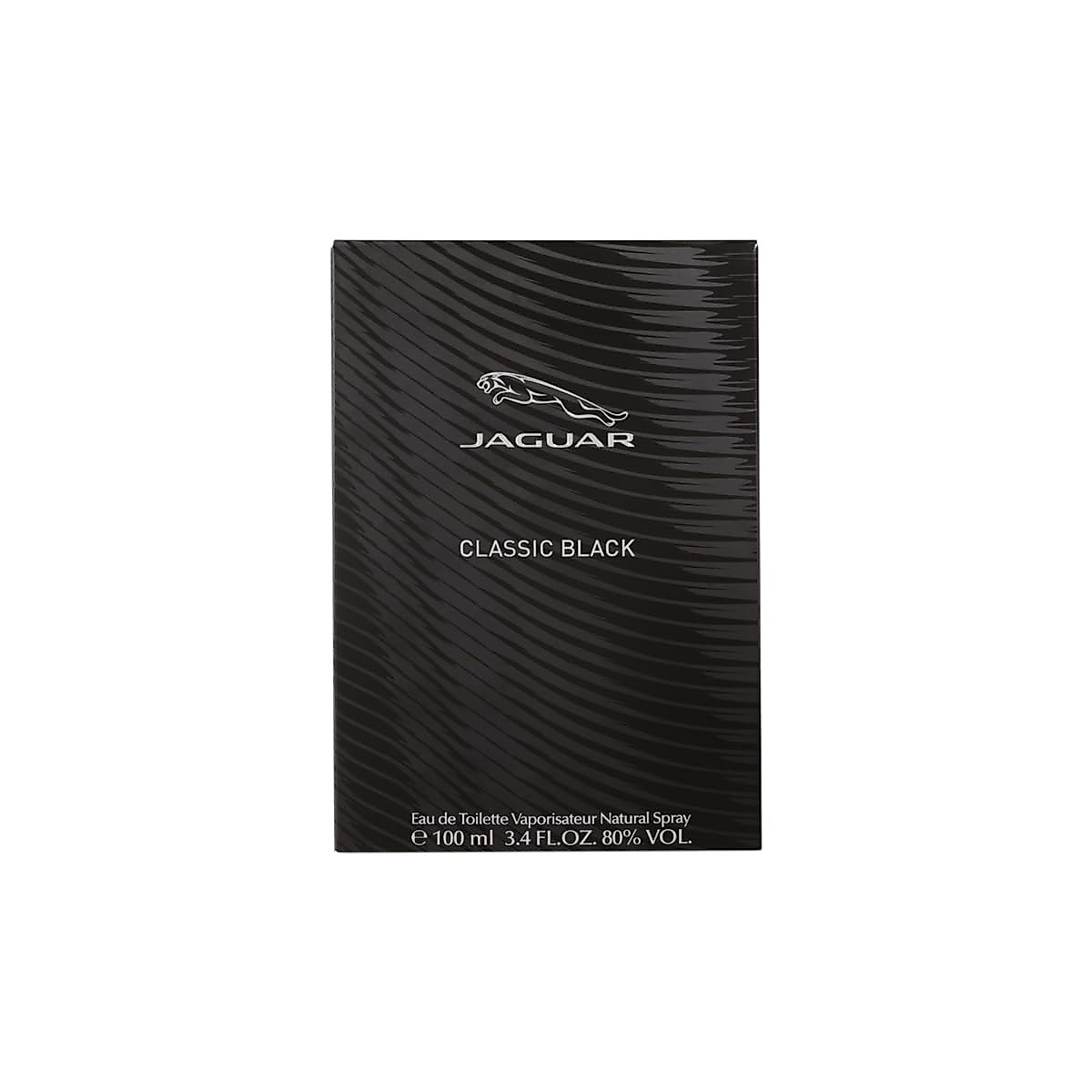 Jaguar Eau de Toilette Spray for Men, Black, 3.4 Ounce