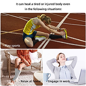 EVOPLECI 15-20mmHg 1 Pair Men and Women Wide Calf Sleeve Brace Compression Socks for Leg Support, Pain Relief