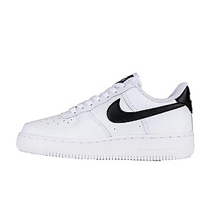 Nike Womens WMNS Air Force 1 '07 OG BLK,White Women Size 8