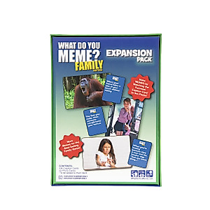 WHAT DO YOU MEME? Family Edition Expansion Pack #1 – Designed to be Added to The Core Family Party Game