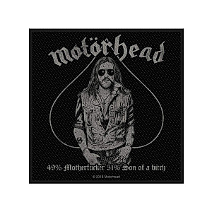 Motorhead - 49% Mother 51% Son of a Bitch Patch 10cm x 10cm