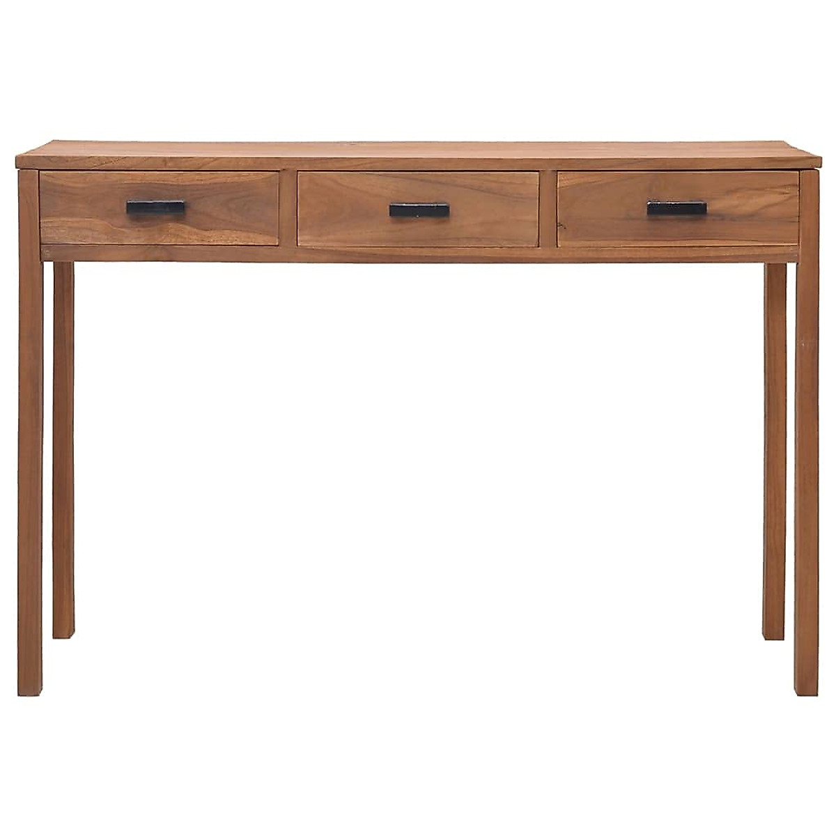 YUHI-HQYD Office Desk,Console Table,Dorm Room Study Desk,Office Desk with Drawers,Modern DeskSolid Wood Desk,Secretary Desk,for Home Office Workstation,43.3"x15.7"x29.5" Solid Teak Wood