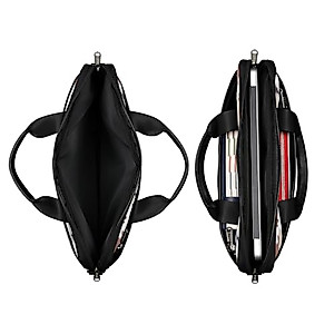 Cute Dinosaurs Design Laptop Computer Bag Waterproof Shoulder Messenger Bag 13-15 inch Durable Laptop Tote Bag with Shoulder Strap Handle Lightweight Crossbody Briefcase