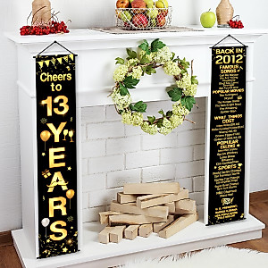 70th Birthday Party Anniversary Decorations Cheers to 70 Years Banner Party Decorations Welcome Porch Sign for Years Birthday Supplies (70th-1953)